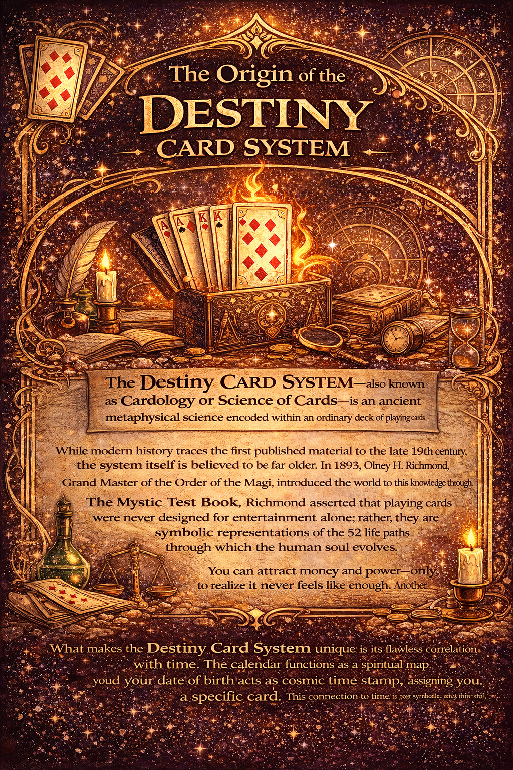 The Origin of the Destiny Card System – Oracle of Tarot and Destiny Cards